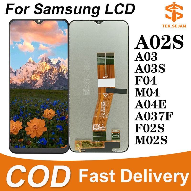 TEK.SEJAM LCD Display For Galaxy A02s A03s A03 A037F M02S F02S Lcd ...