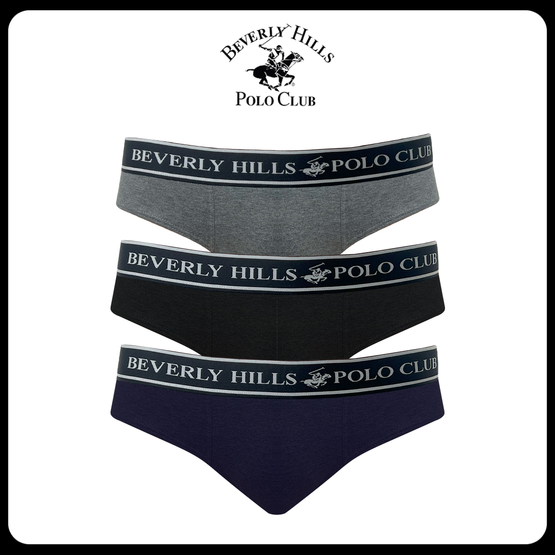 Beverly Hills Polo Club Cotton Mens Underwear Briefs for Men 3 Pack ...