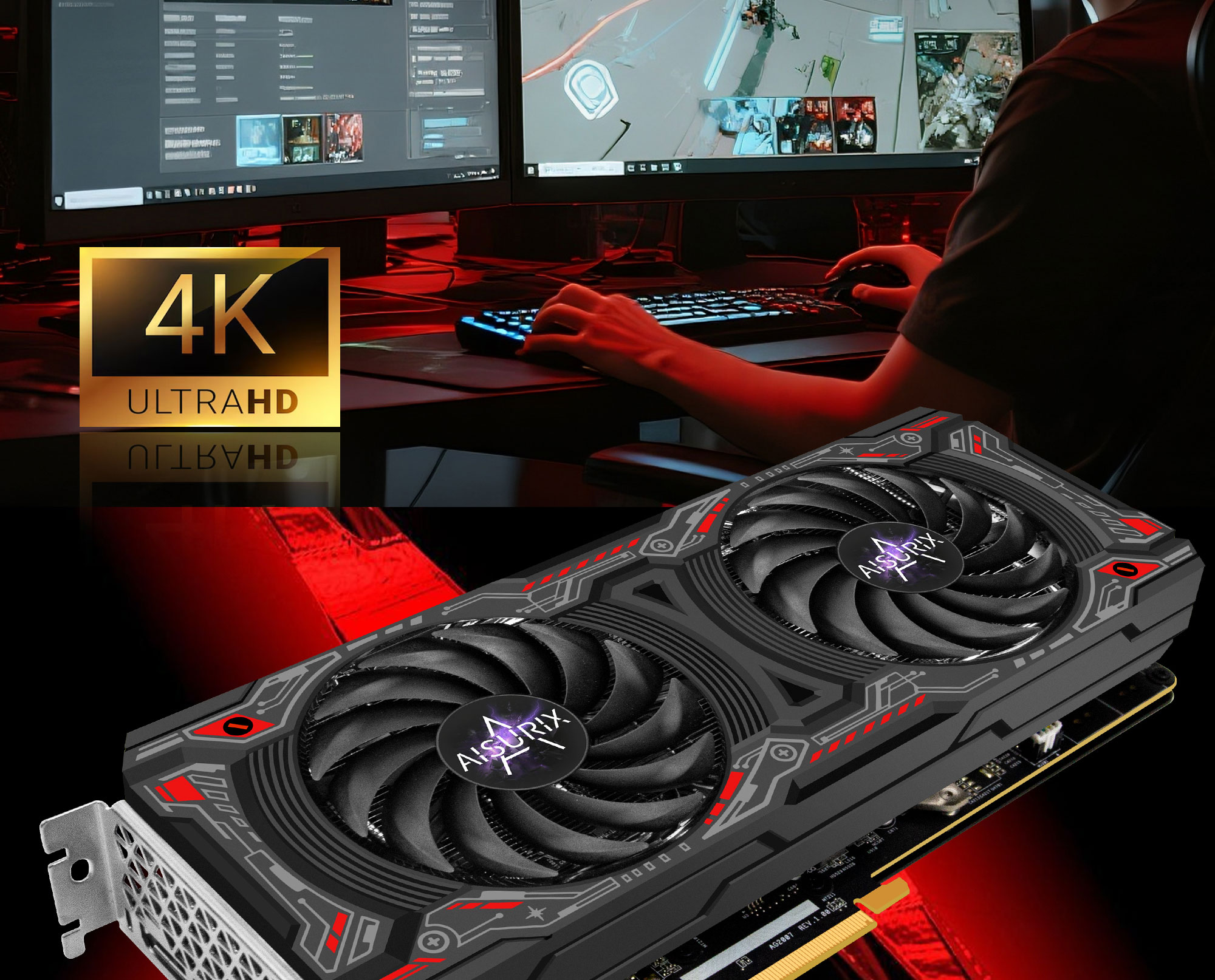 AISURIX Brand New RX 5700XT 8G Graphics Card GDDR6 GPU Video card For ...