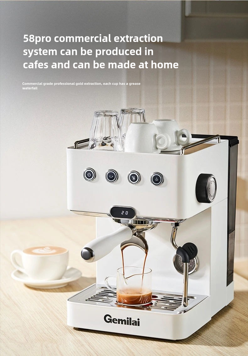 Gemilai CRM3005L Italian coffee machine semi-automatic household ...