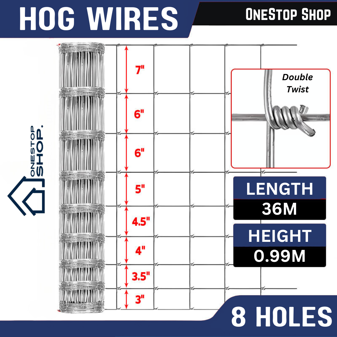 Holes Hog Wire Goat Wire Cattle Goat Fence Farm Wire Bakod Harang ...