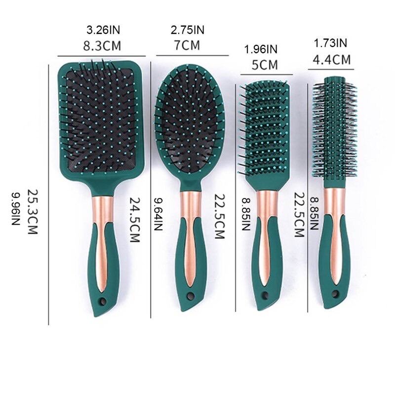 Salon Massage airbag comb straight hair negative ion curly hair styling ...