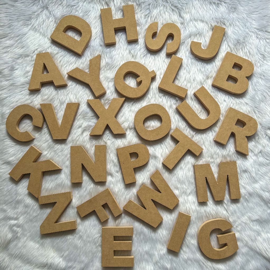 Wall Mount Wooden Alphabet Letters A-Z ( font Arial Black ) | Shopee ...