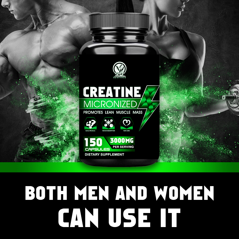 Suny Tree Creatine monohydrate capsules improve shape muscle strength ...