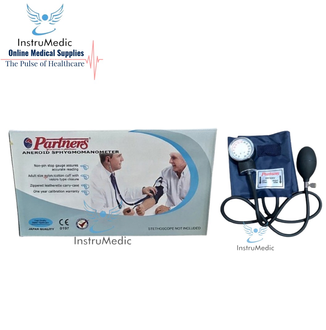 Partners BP Apparatus Set (Aneroid Sphygmomanometer with Stethoscope ...