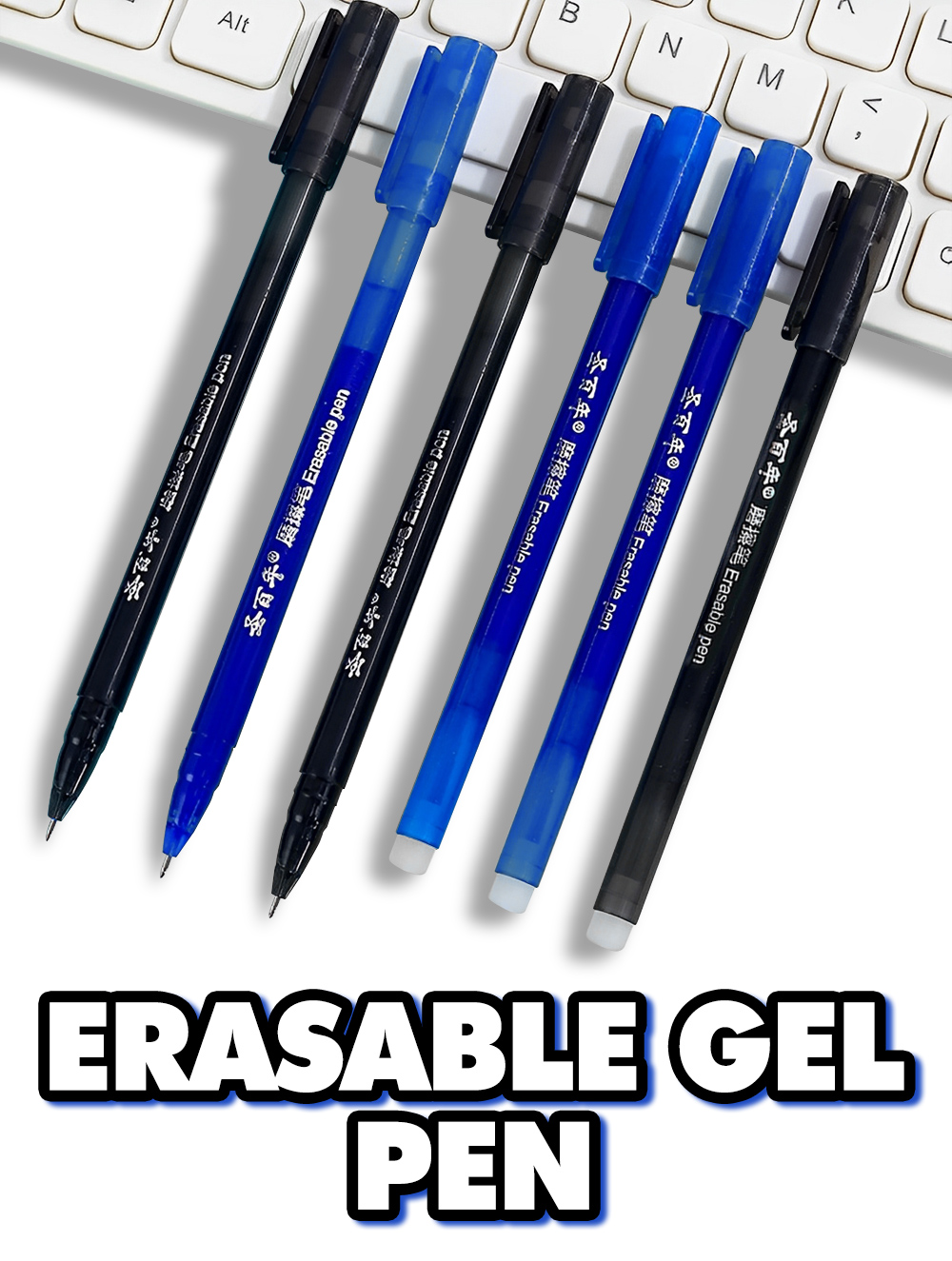10Pcs Giant writing erasable pen Friction Pen Erasable Ballpen With ...