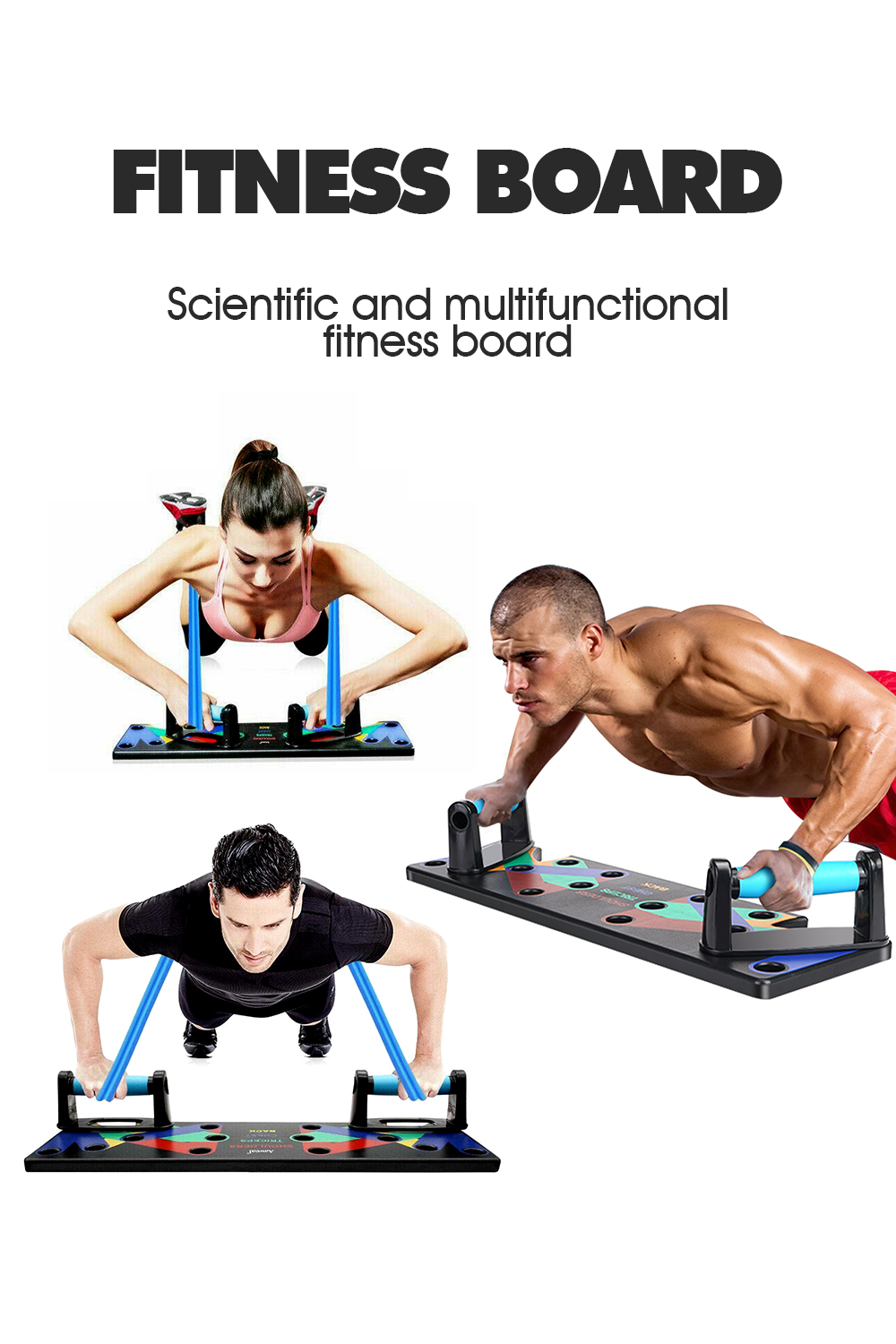 The Ultra Push System Push-up Bracket Board Portable For Home Fitness ...