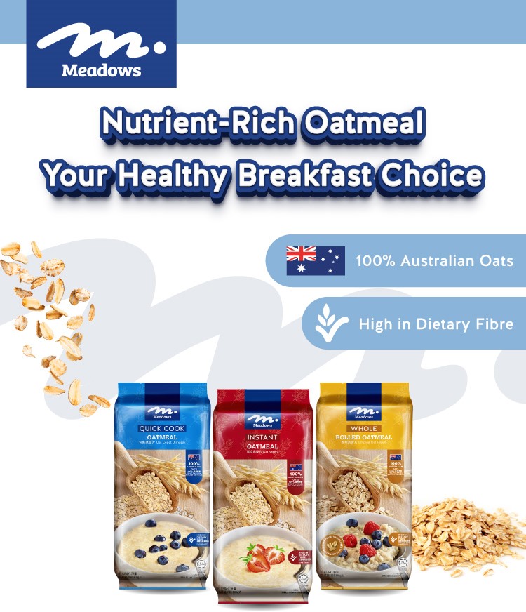 Meadows Instant Oatmeal 800G | Shopee Philippines