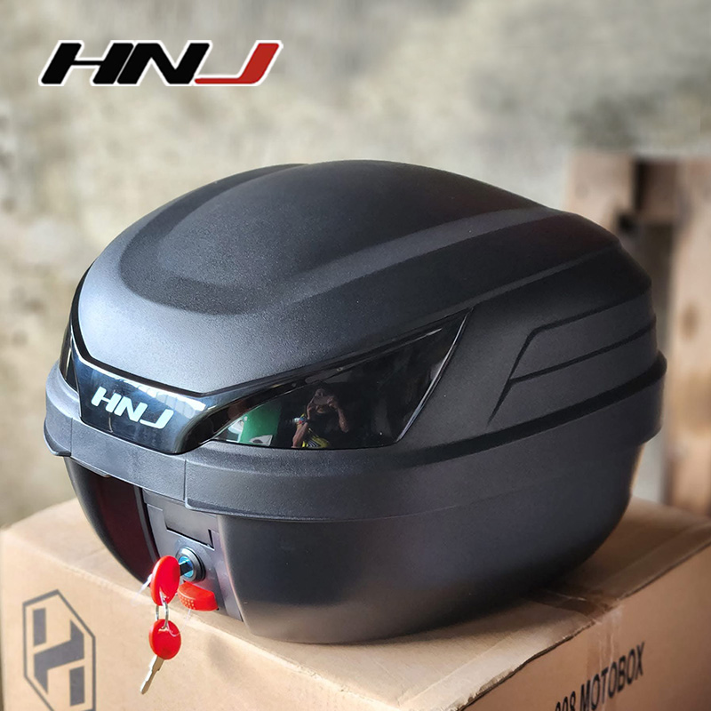 HNJ Hard Plastic Top Box 30 Liters Small Box For Motorcycle With Base ...