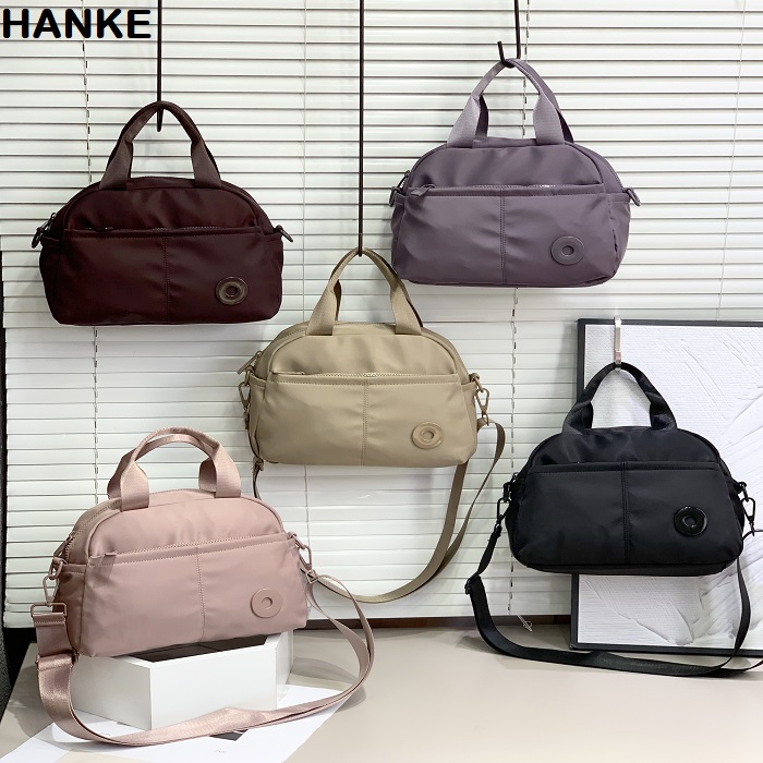 HANKE Women's Sling Bag Hand Bag Nylon Solid Color Crossbody Bag ...