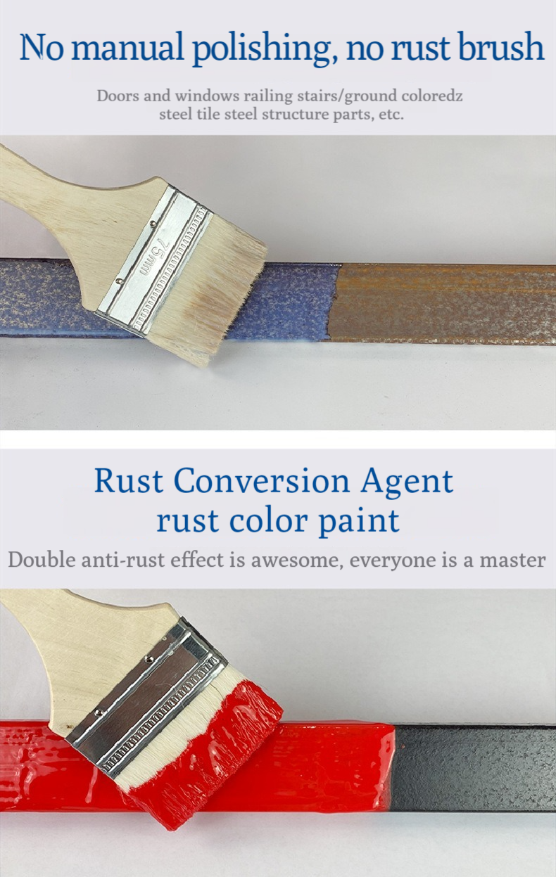 3 in 1 Anti-Rust Paint for Metal 600ML Metal Primer Rust-Resistant ...