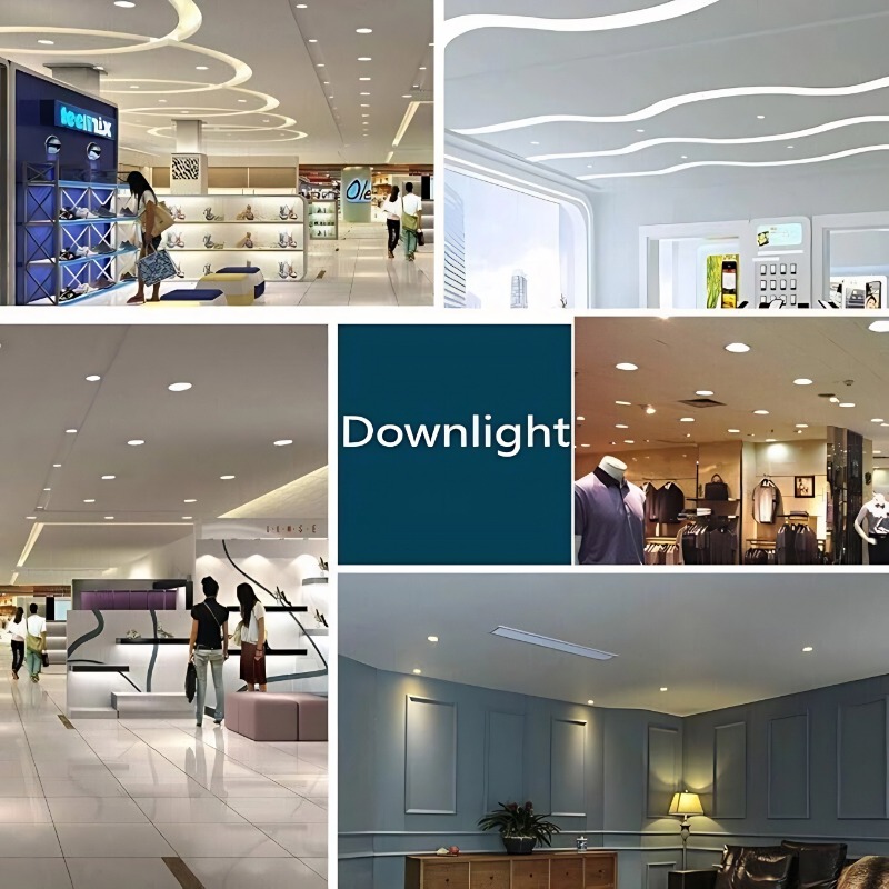 Recessed LED Pin Light Downlight Ceiling Lights Panel Light 5W 9W 12W ...