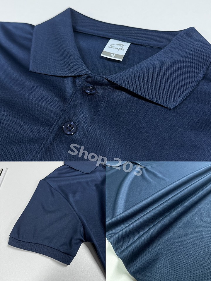Simple DriFit Polo Shirt Unisex Quick Dry Breathable Antibacterial ...