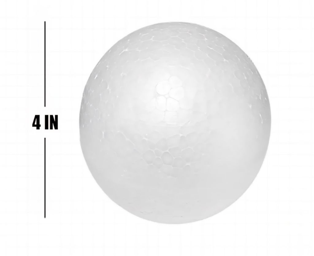 Styro Foam Ball 1 Piece- 4" | Shopee Philippines