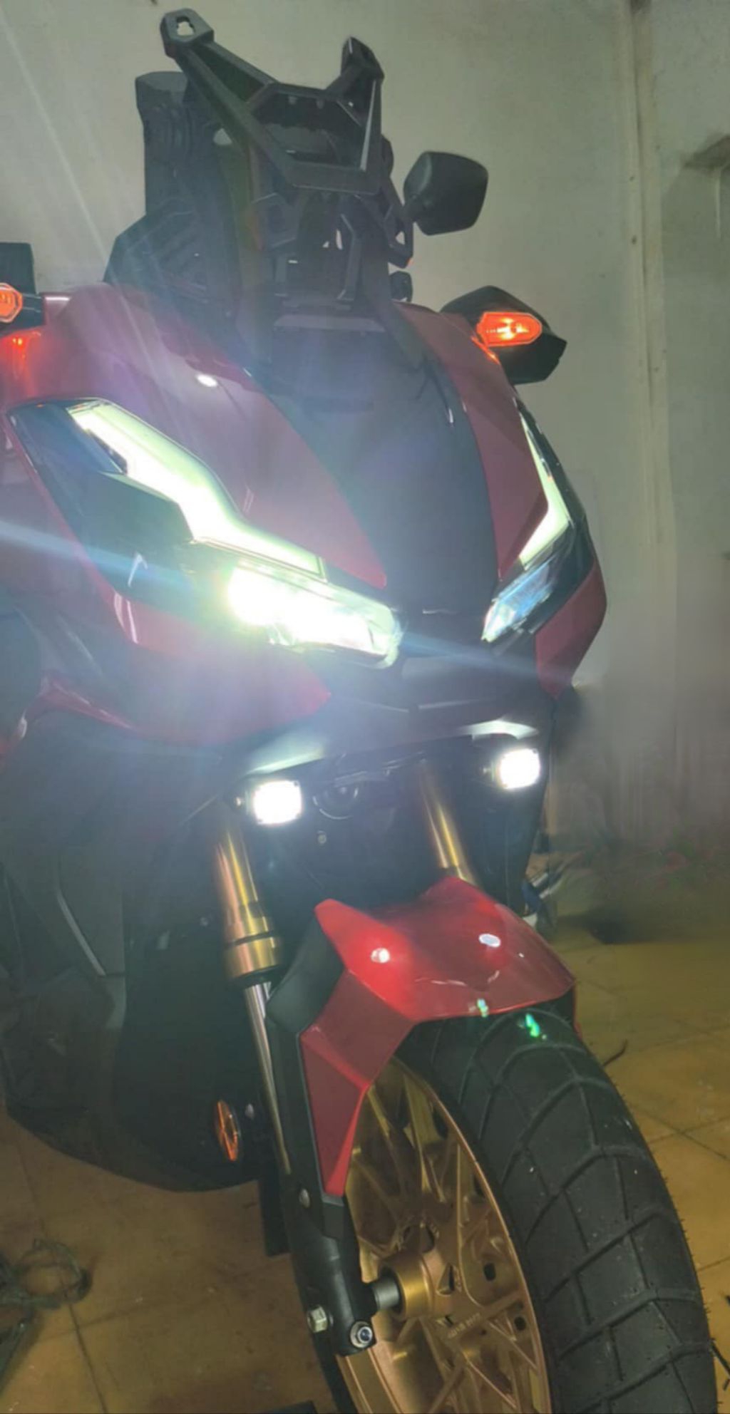 STAINLESS MINI DRIVING LIGHTS SIDE BRACKET ADV 350 | Shopee Philippines