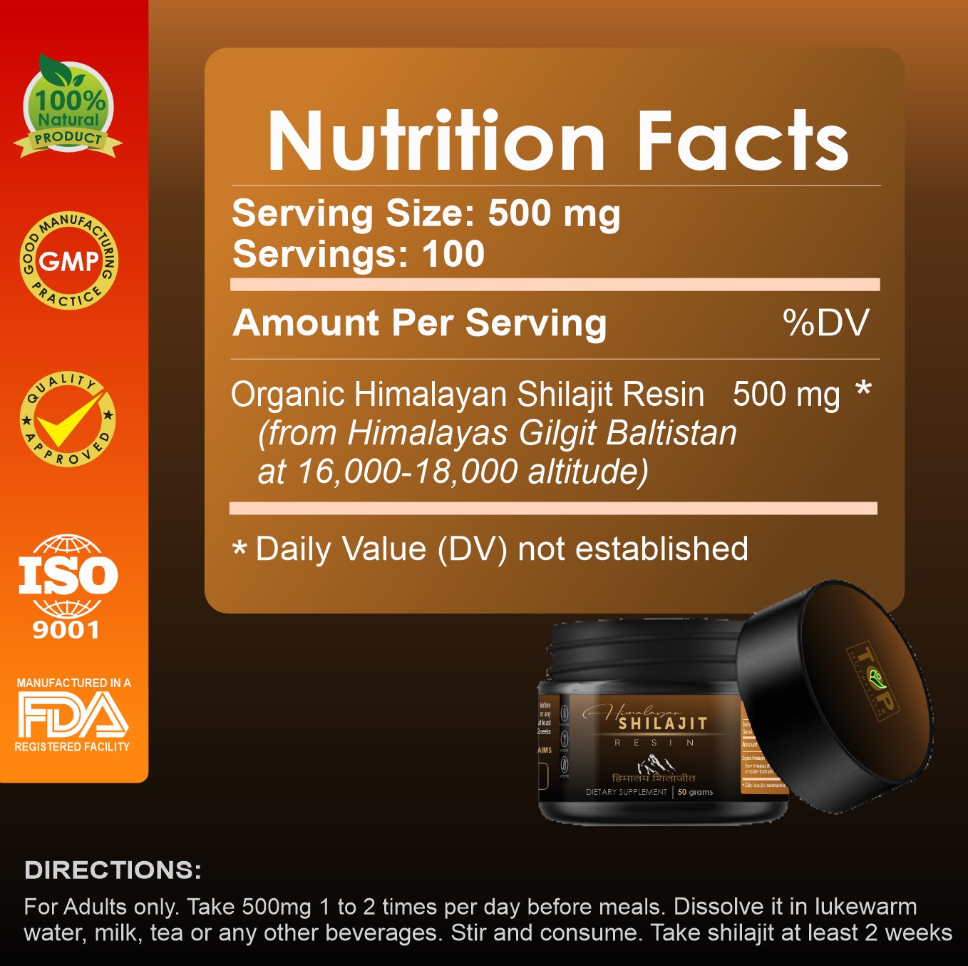 TOPnutrition Organic Himalayan SHILAJIT RESIN | Shopee Philippines