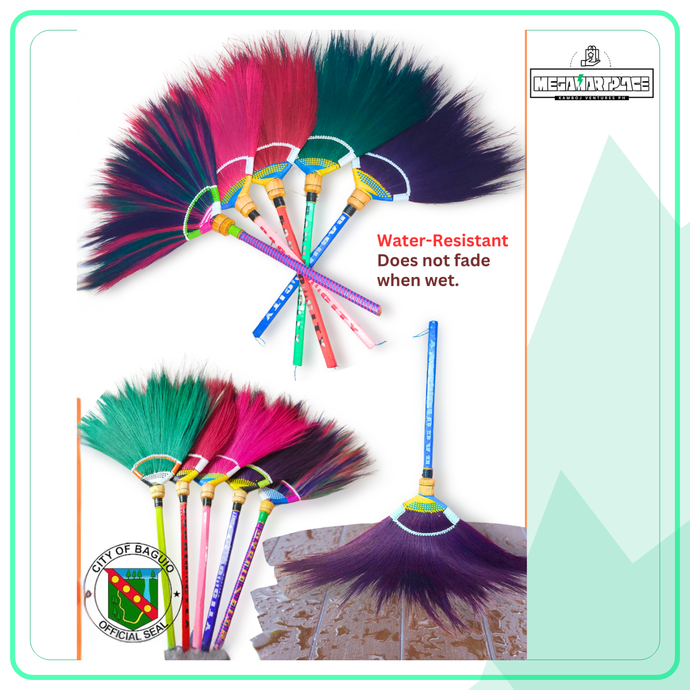 MegaMartPlace Colored Soft Brooms Walis tambo Makapal at Matibay Broom ...