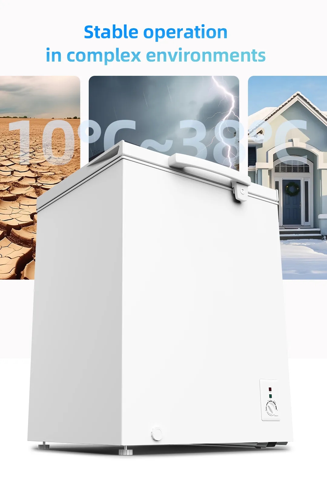 138L Freezer Inverter Chest Freezer Refrigerator Mini Freezer ...