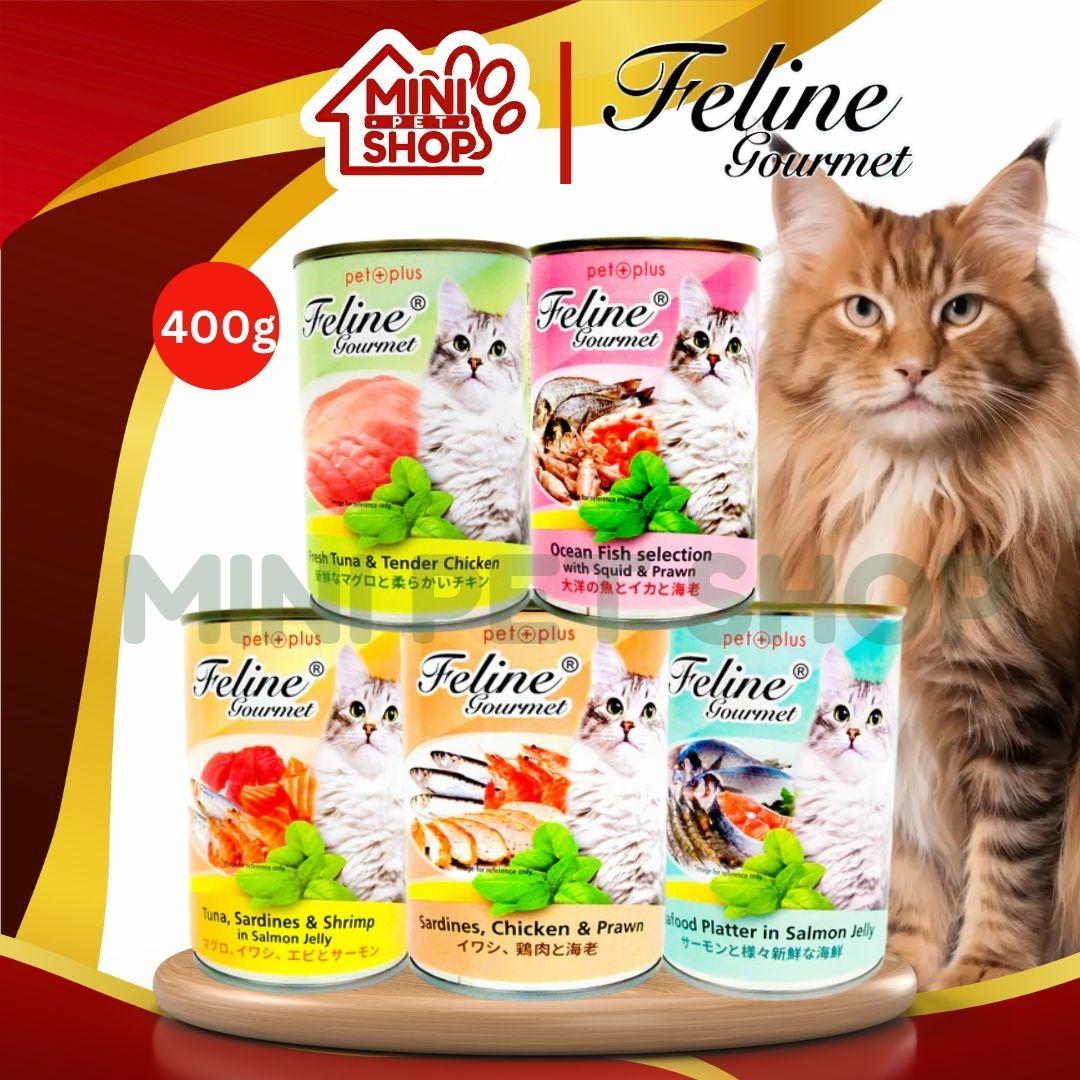 400g Pet Plus Feline Gourmet Fresh Seaffod Cat Cats Wet Food Can Pet ...