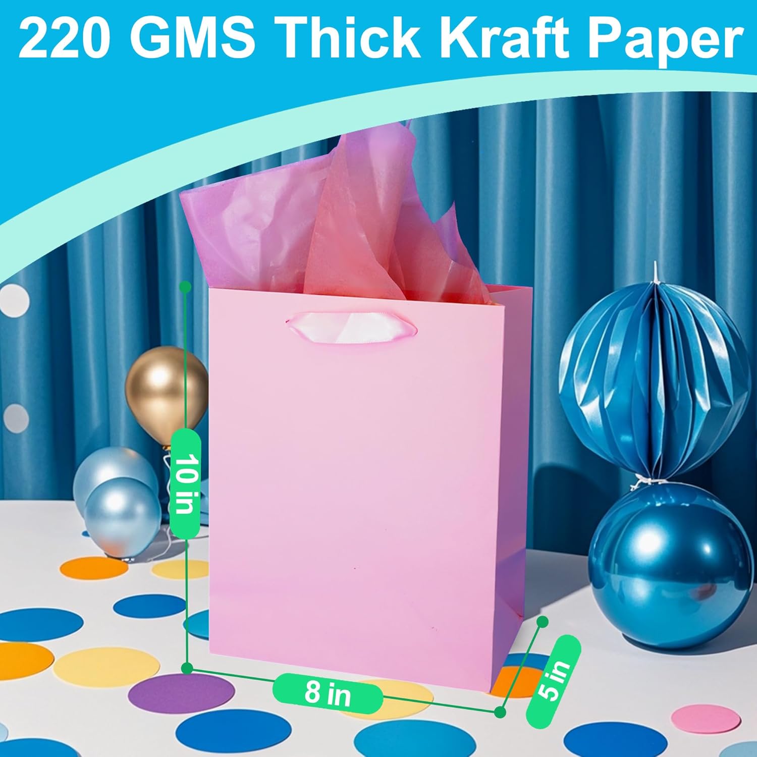 10PCS Set Gift Bag with Handles Craft Package Paper Gift Box Jewelry ...