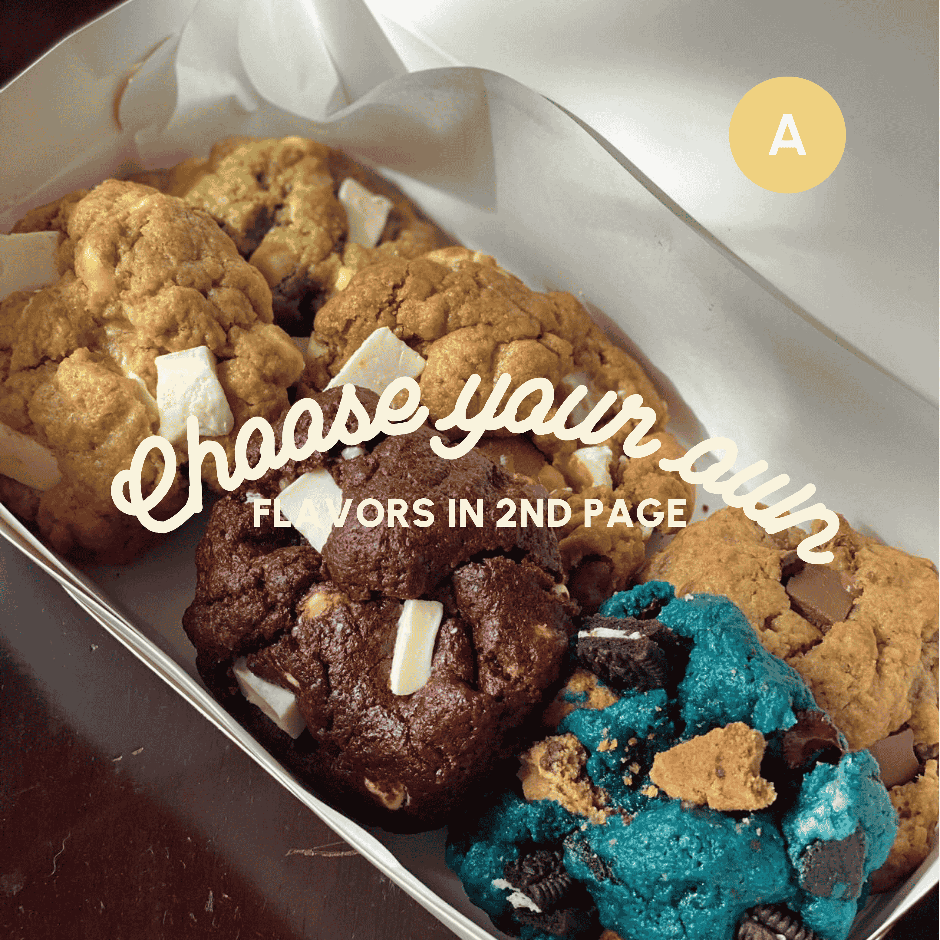 (DECEMBER) CHOOSE YOUR OWN Flavors 120g | The Kind Cookie PH | Shopee ...