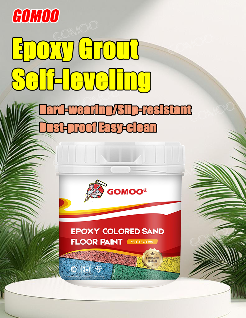 GOMOO Floor Paint Epoxy Flooring Paint Marble 5000g Epoxy Colored Sand ...