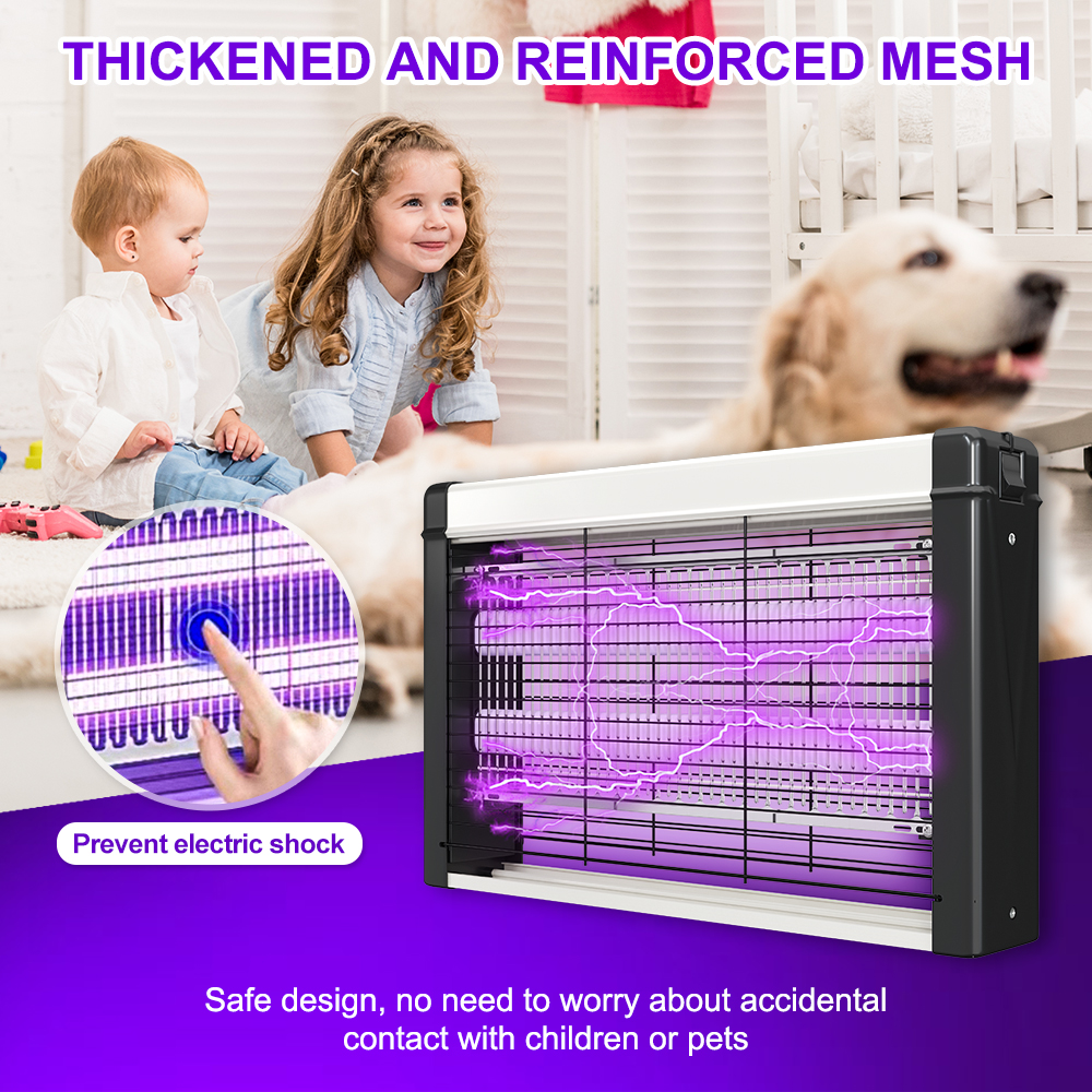 100W Electric/Solar Mosquito Killer Lamp Fly Killer Uv Light Insect ...