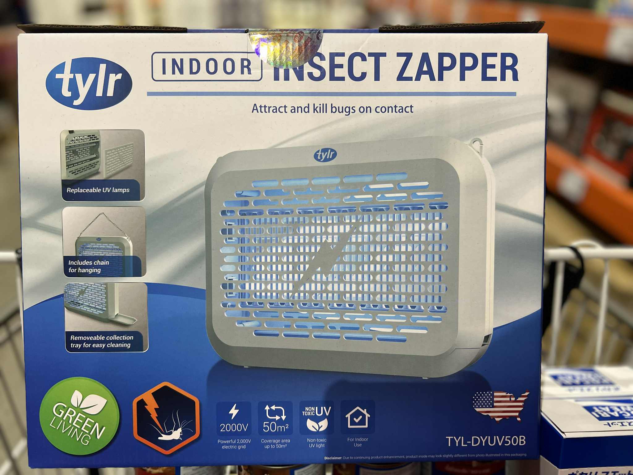 Tylr Indoor Insect Electric Zapper Indoor Use 50 sqm coverage TYL ...