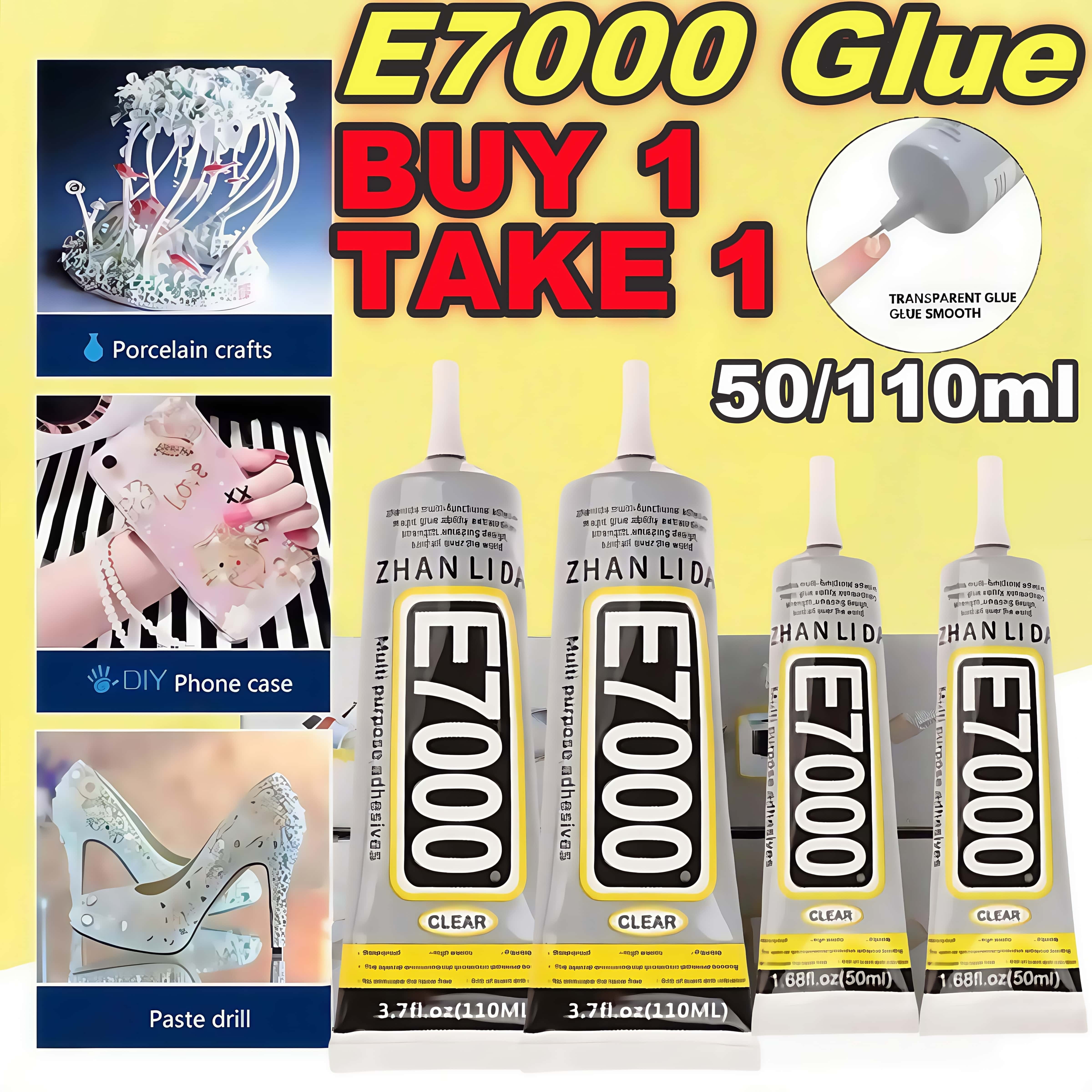 E7000 Fabric Glue 110ML is a strong, clear, and waterproof adhesive ...
