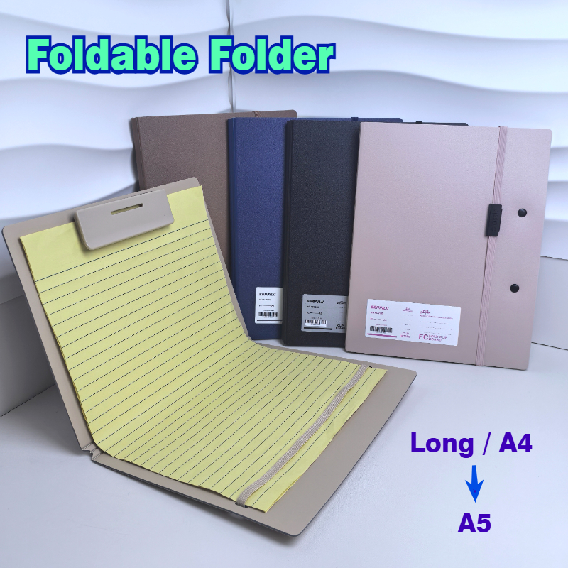Long/A4 To A5 Foldable Folder Portable Folding Clipboard Contract Test ...