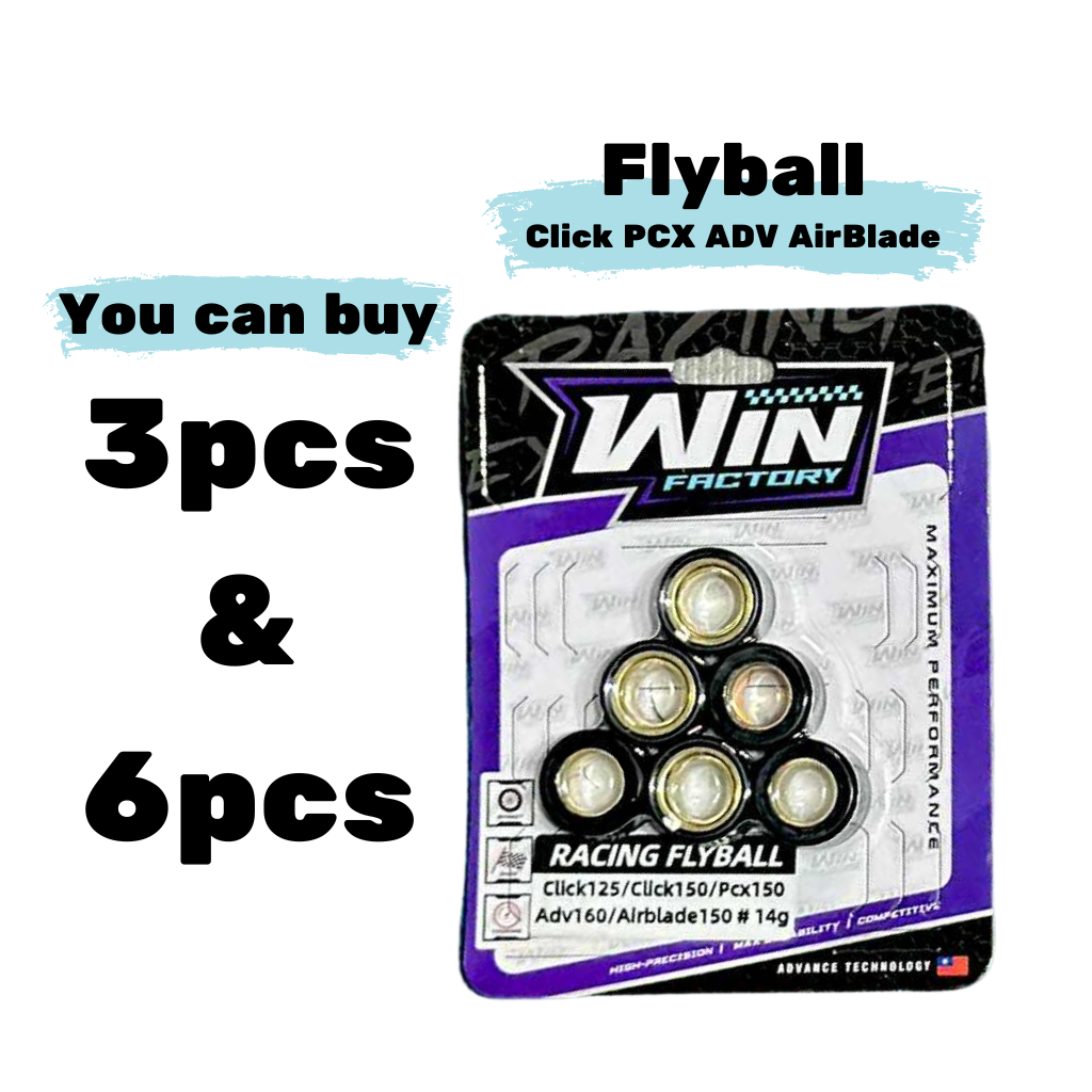 WIN CVT Pulley Flyball Bola for Click/PCX/ADV / Nmax/Aerox/Mio i ...