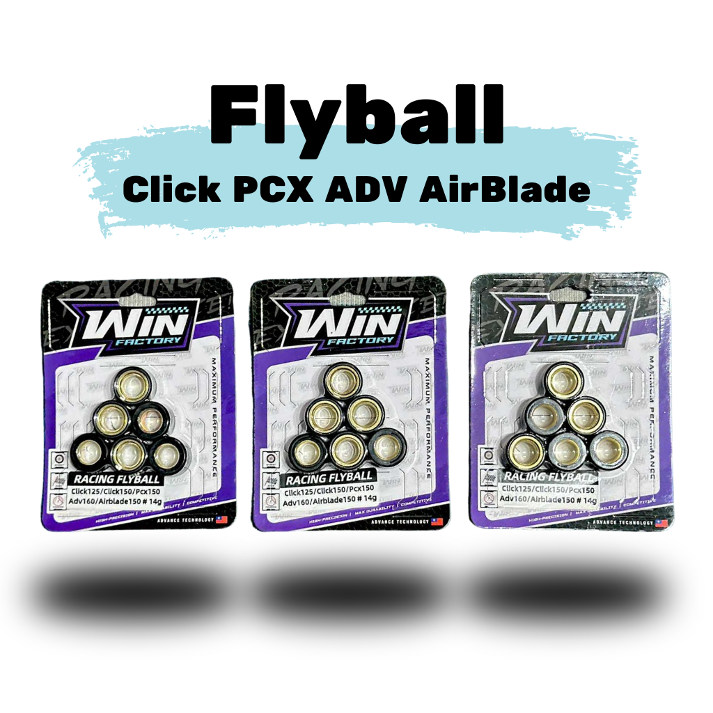 WIN CVT Pulley Flyball Bola for Click/PCX/ADV / Nmax/Aerox/Mio i ...
