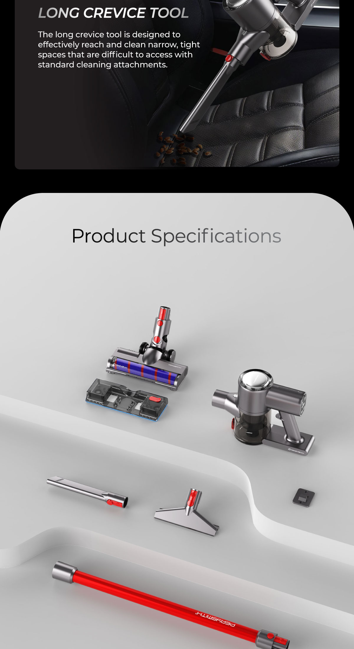 PerySmith VacuumCleaner Portable Wireless Handheld For Home Kaden ...