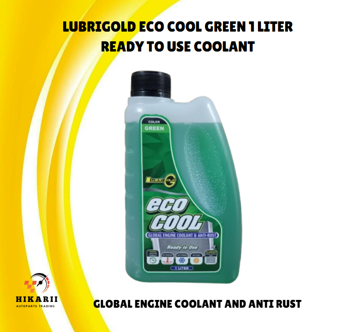 Lubrigold Eco Cool Ready To Use Coolant Green 1Liter | Shopee Philippines