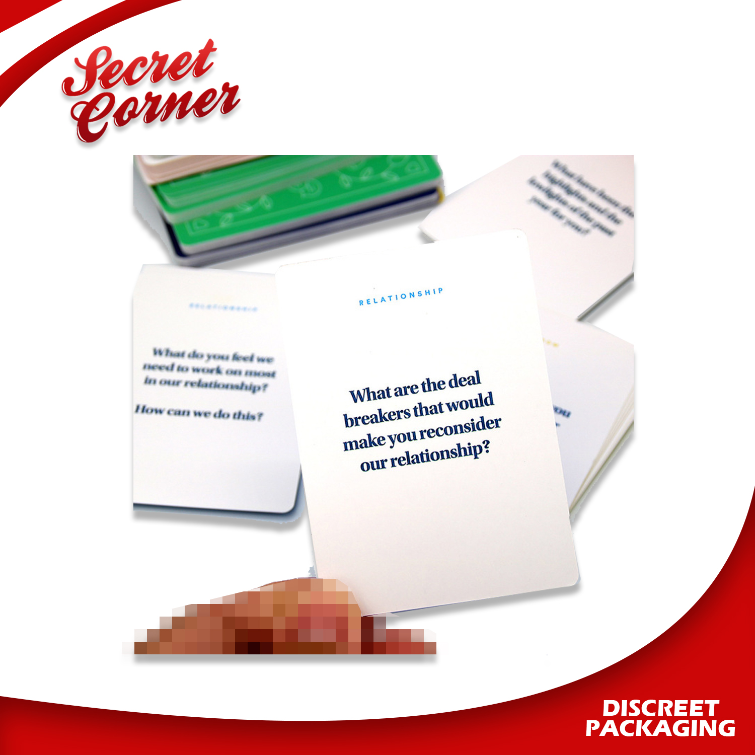 Secret Corner Intimacy Card Game For Adults Adults Social Party ...