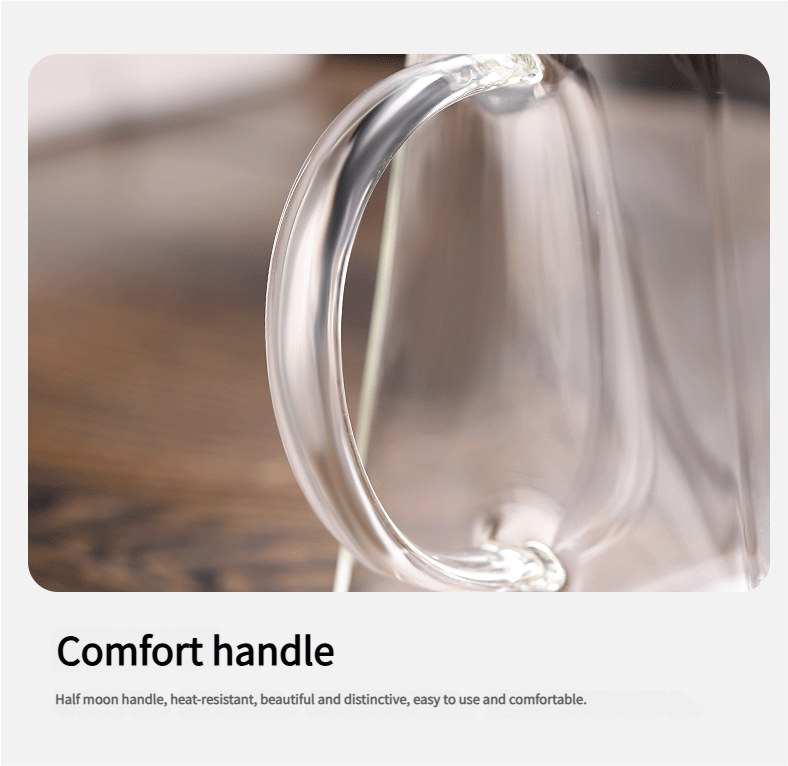 Glass teapot set high boron glass with stainless steel filter pot for ...