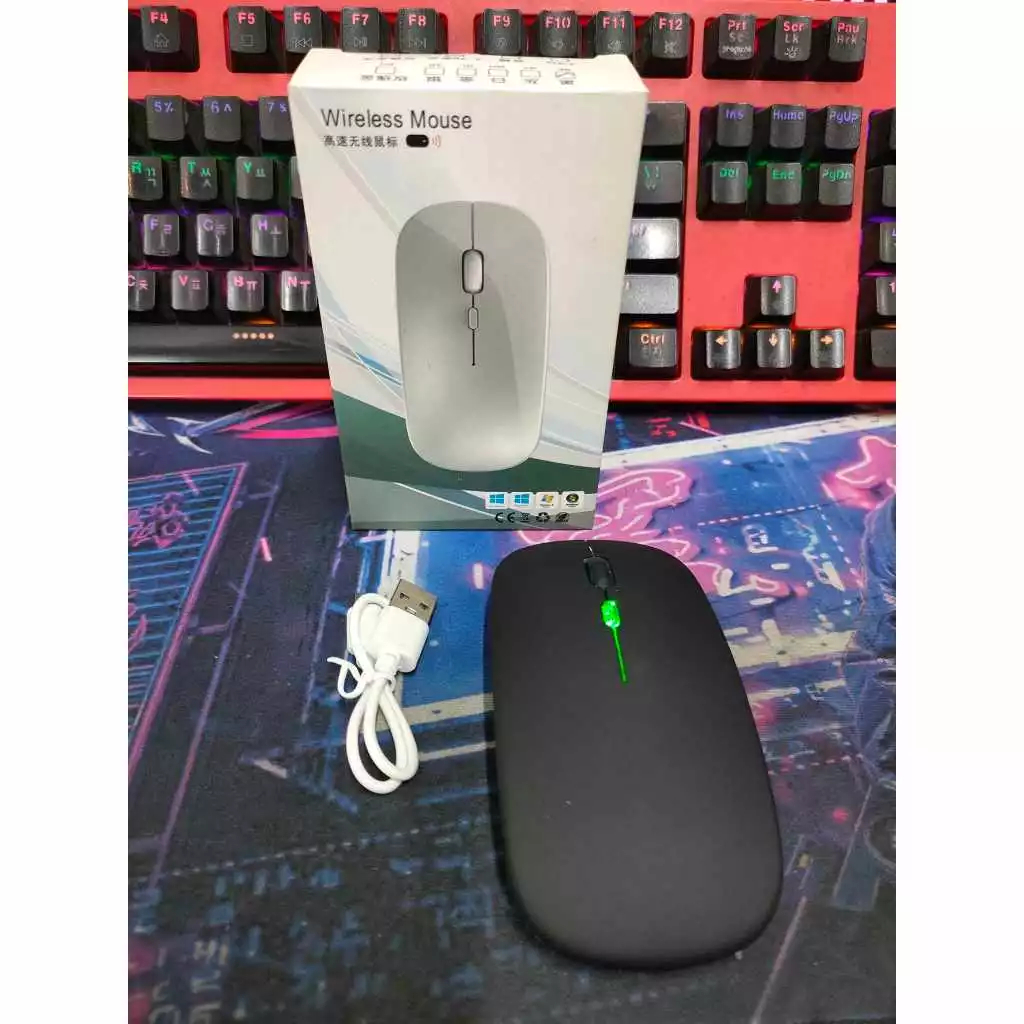 ACC WIRELESS MOUSE RECHARGEABLE ISB SLIM MOUSE (NOT RGB GAMING MOUSE ...
