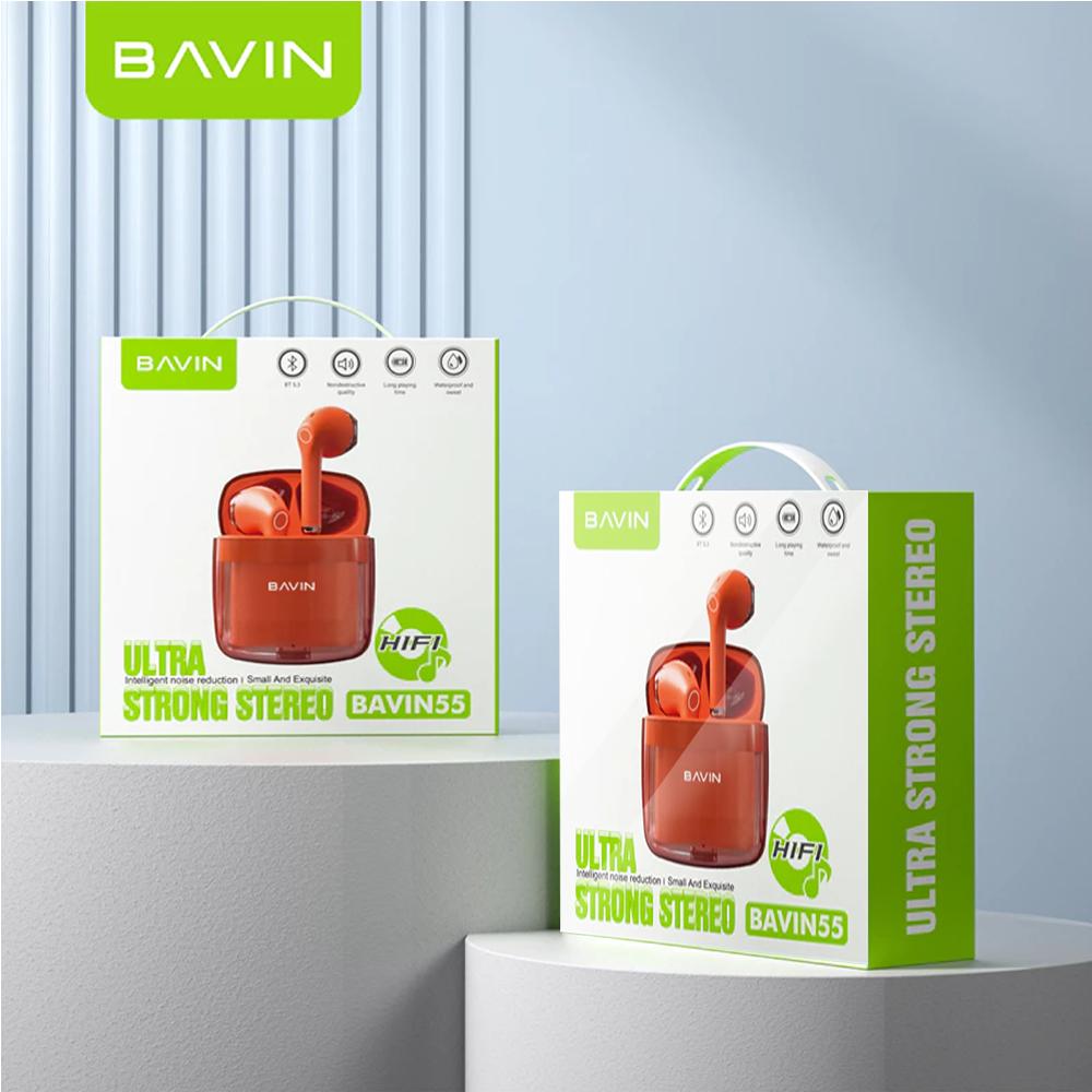 BAVIN BA55 300mAh TWS Bluetooth Wireless Earbuds w/ Touch Control & Long Endurance | Shopee ...