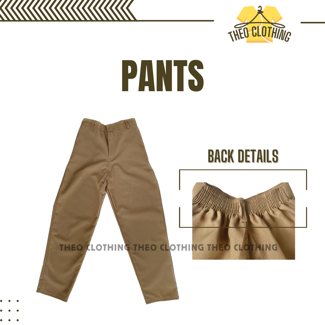 BSP Brown Repellant Garterized Pants Scouting Uniform for Boy | Theo ...
