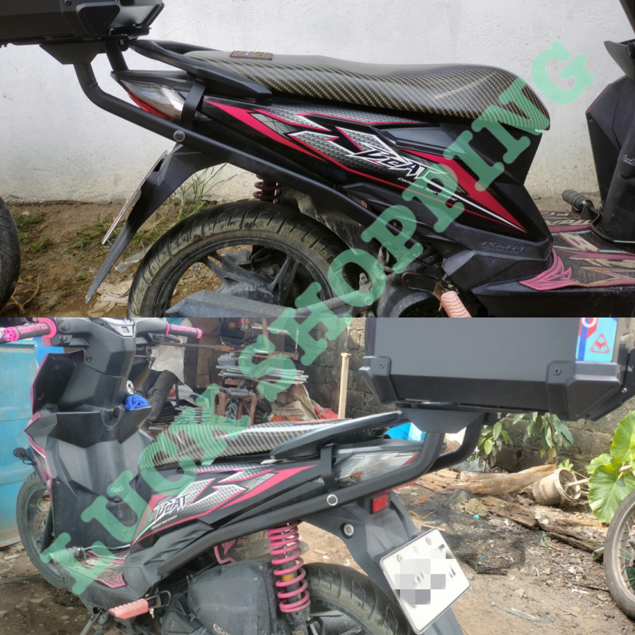 Motorcycle HRV Rear Top Box Bracket For Honda Beat Fi V3 Made In ...