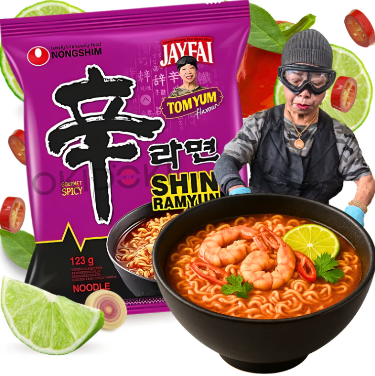 Nongshim Shin Ramyun Jayfai Tomyum Ramen Noodles 4PCS | Shopee Philippines