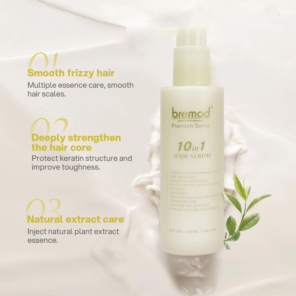 Bremod 10 in 1 Hair Serum 210ml Nourish Care Damage Split End Smooth ...