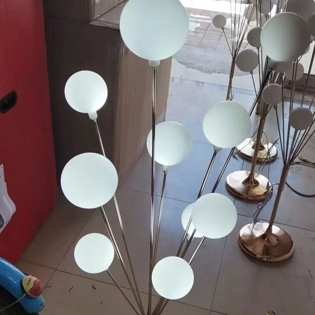 11Pcs Golden Iron Apple Tree Road Lighting Set | LED Warm Light Wedding ...