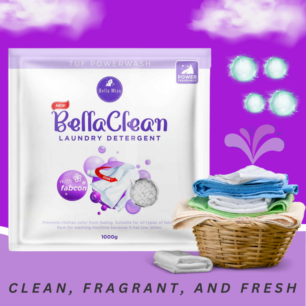 BellaClean 1000g Laundry Detergent – Ultra Concentrated, Fast Dissolve ...