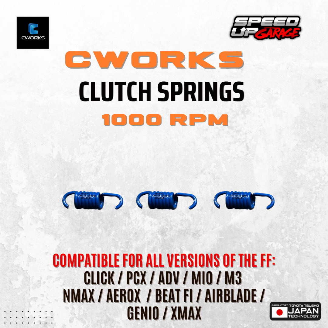CLUTCH SPRING 3PC/SET CWORKS TOYOTA TSUSHO FOR MOTORCYCLE | Shopee ...