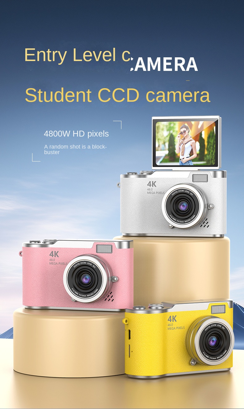 X-DEAL Digital Camera Video Camcorder 1080P 64MP 2.4Inch TFT LCD Screen ...