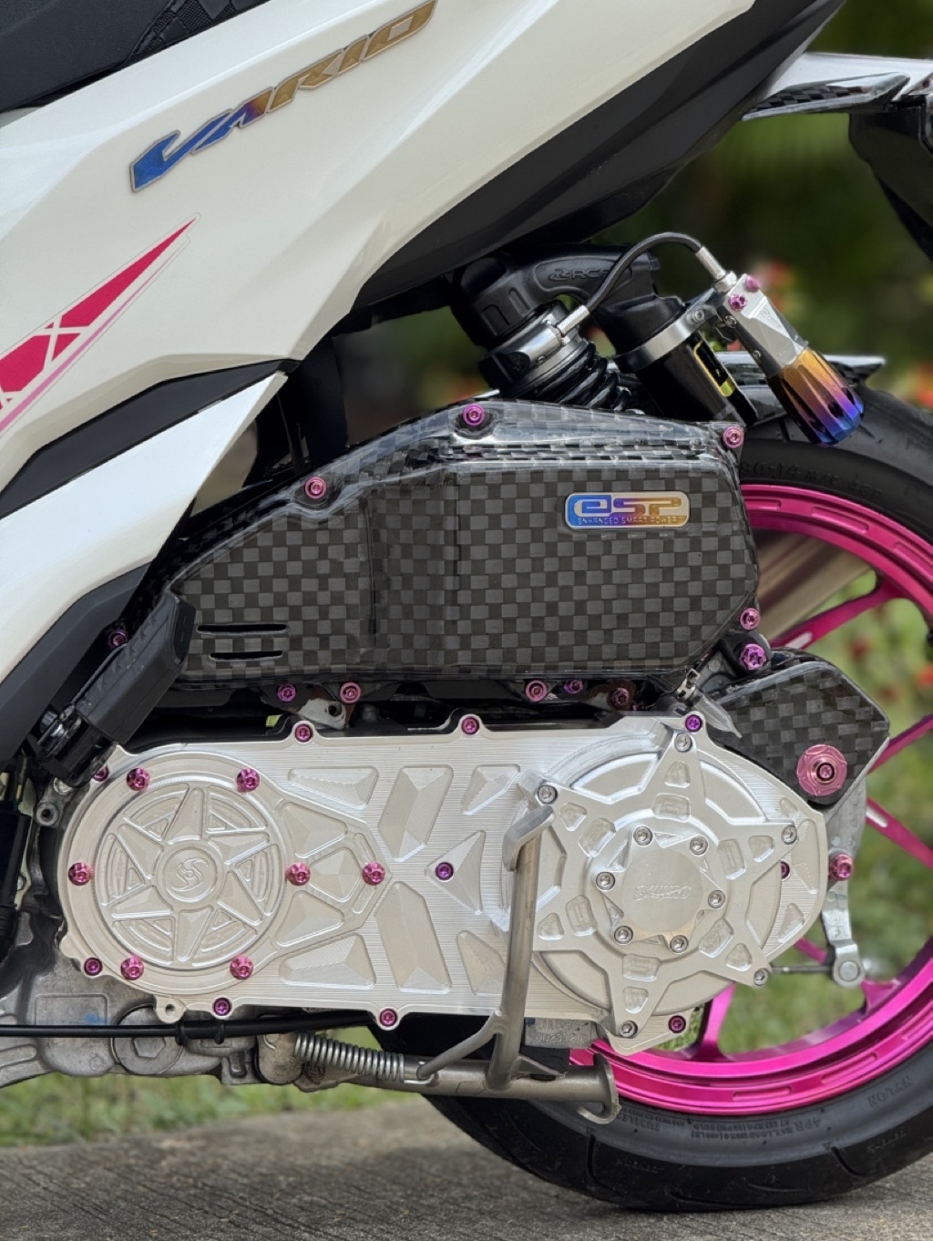 SHIJIRO BILLET CNC CVT COVER | Click v2 v3 v4 | Nmax v2 v3 | Aerox v2 ...