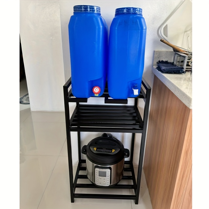 Three Layer Water Container Rack Carbon Steel Water Gallon Rack Water ...
