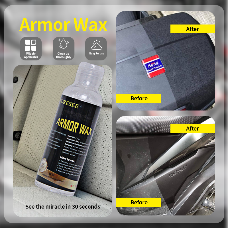 FORESEE ARMOR WAX for MATTE & GLOSSY PAINT, FREE TOWEL AND Sponge, NEW ...