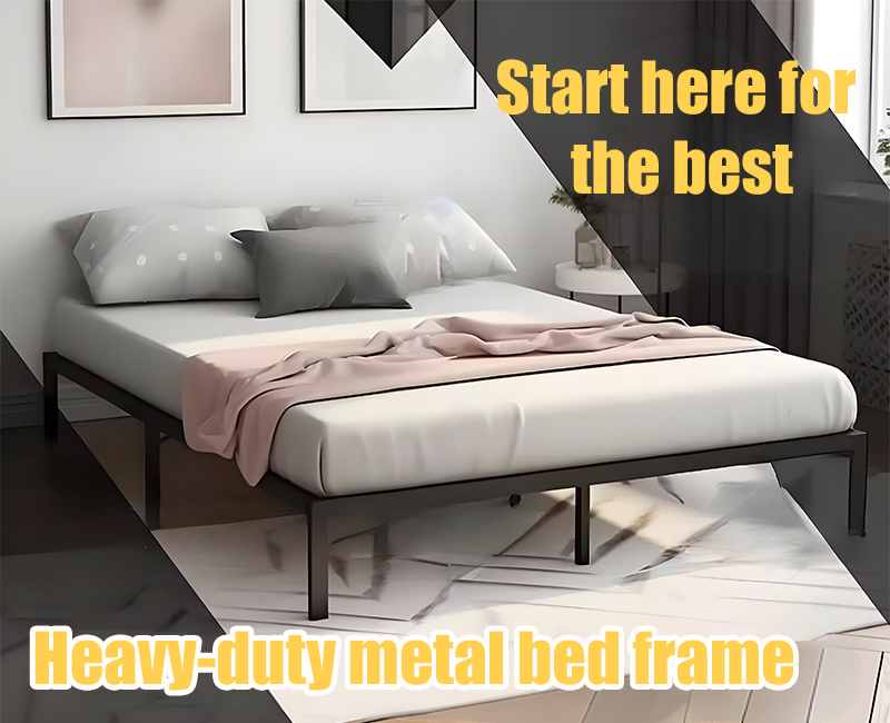 Iron bed frame 500kg Bear metal Single/Queen size/King size bed frame ...